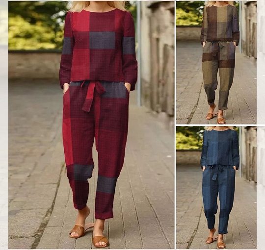 Long Sleeve Grid Suit - Kidz Country: