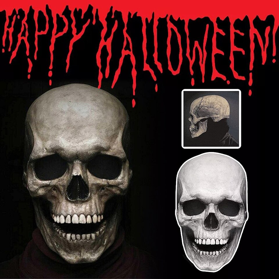 Halloween Full Head Skull Mask - Kidz Country: