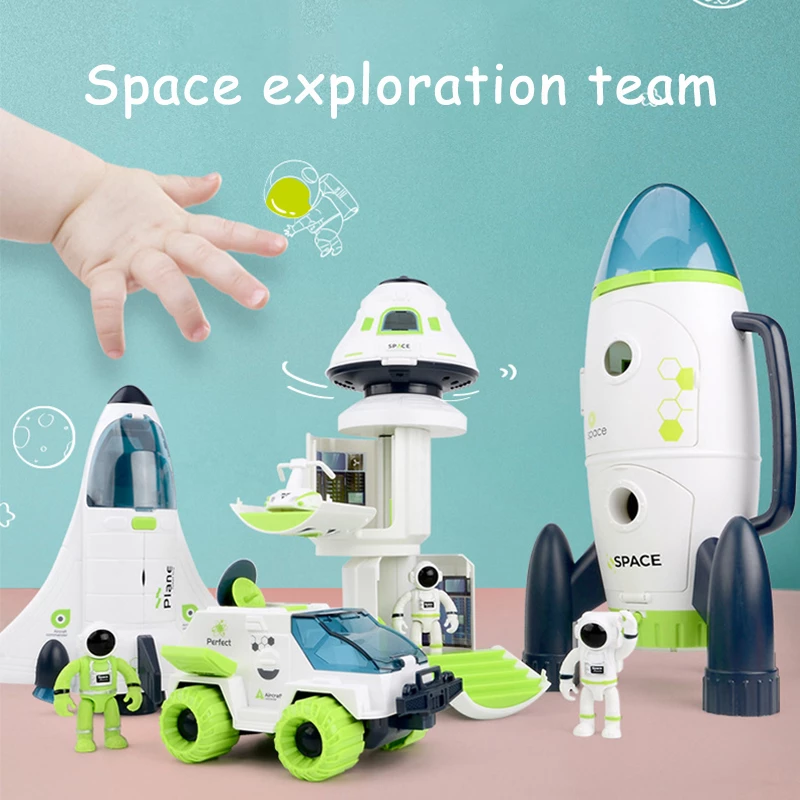 Astronaut Shuttle Space Station Rocket Toys - Kidz Country: