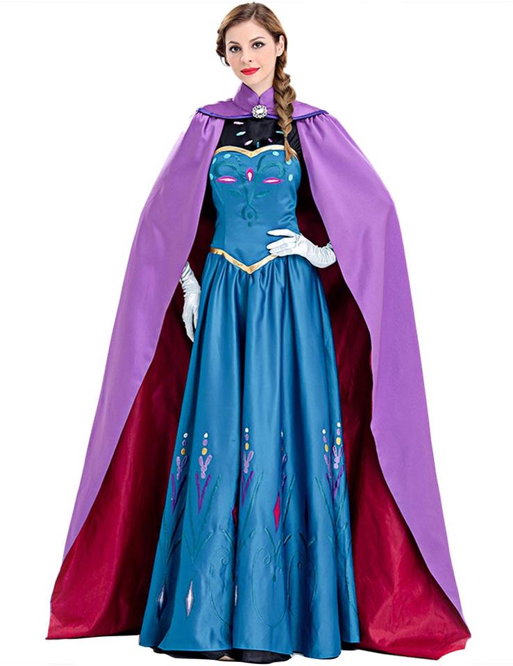Frozen Anna Princess Long Dress with Clocak - Kidz Country: