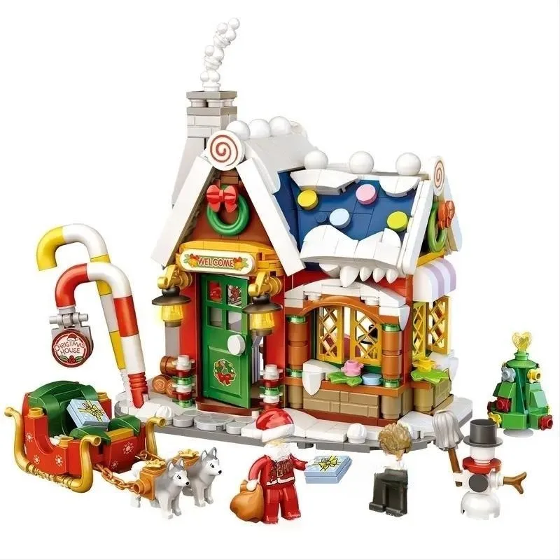 Mini Building Blocks Christmas House - Kidz Country: