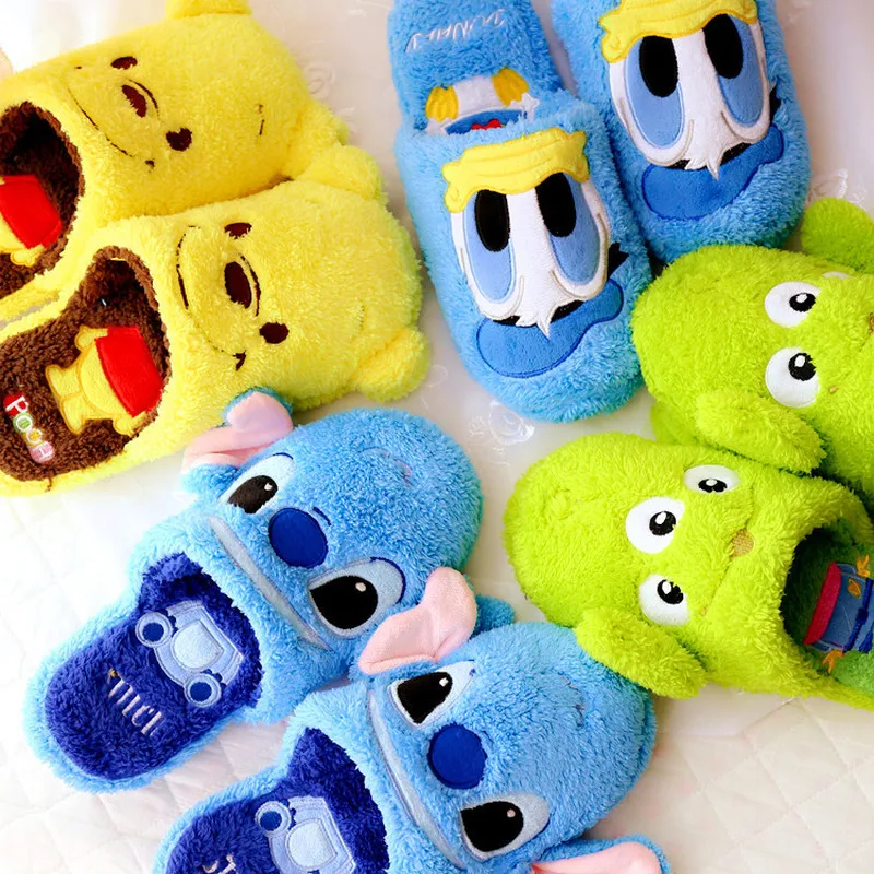 Cartoon Plush Slippers - Kidz Country: