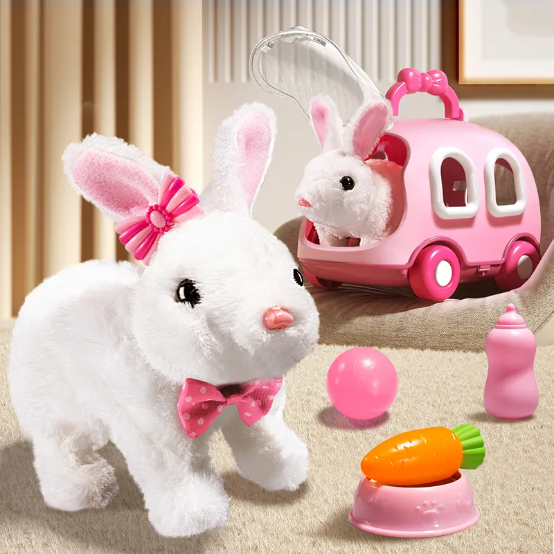 Plush Electronic Rabbit With Accessories - Kidz Country: