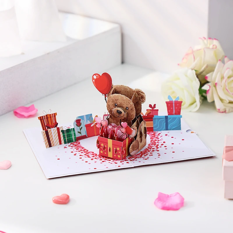 Valentine Day 3D Pop-Up Card - Kidz Country: