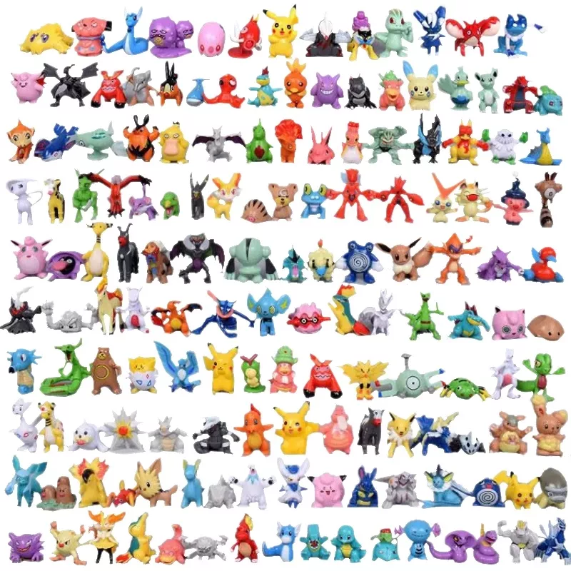 Mini Pokemon Figures ( 144Pcs ) - Kidz Country: