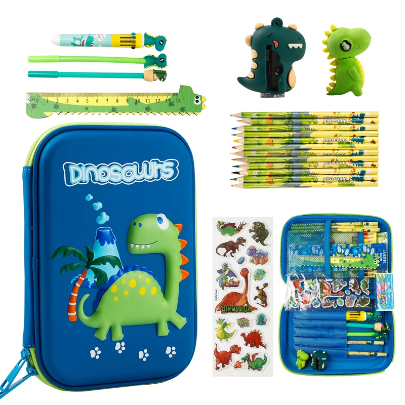 Dinosaur Pencil Case Stationery Set - Kidz Country: