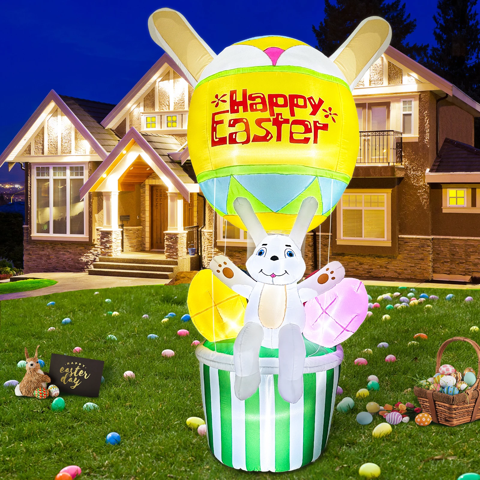 Easter Hot Air LED Inflatable Balloon - Kidz Country: