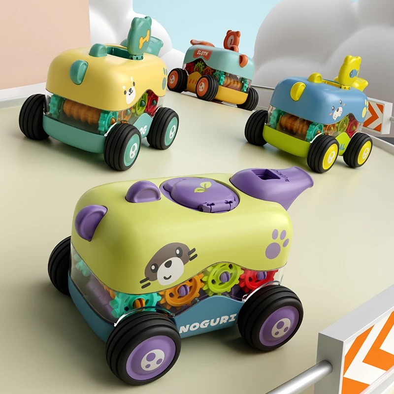 Cartoon Gear-Driven Learning Toy Car - Kidz Country: