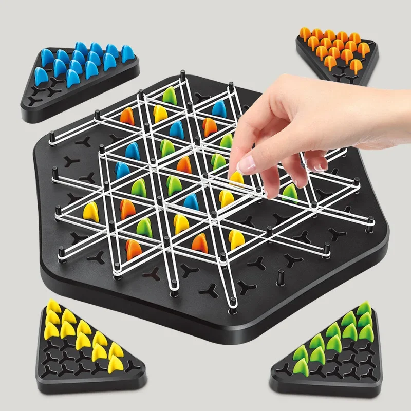 Geometry Chain Chess Puzzle Triangle - Kidz Country: