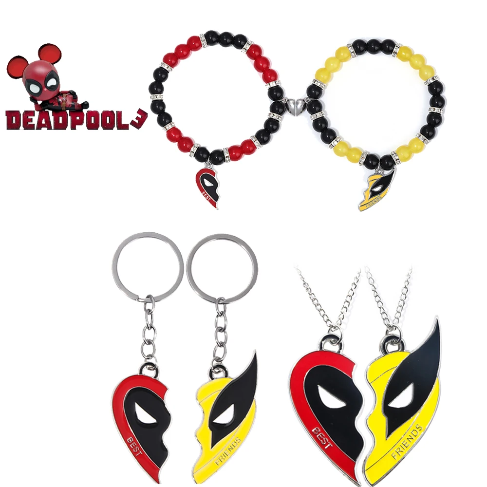 Deadpool & Wolverine Locket , Keychain & Bracelet - Kidz Country: