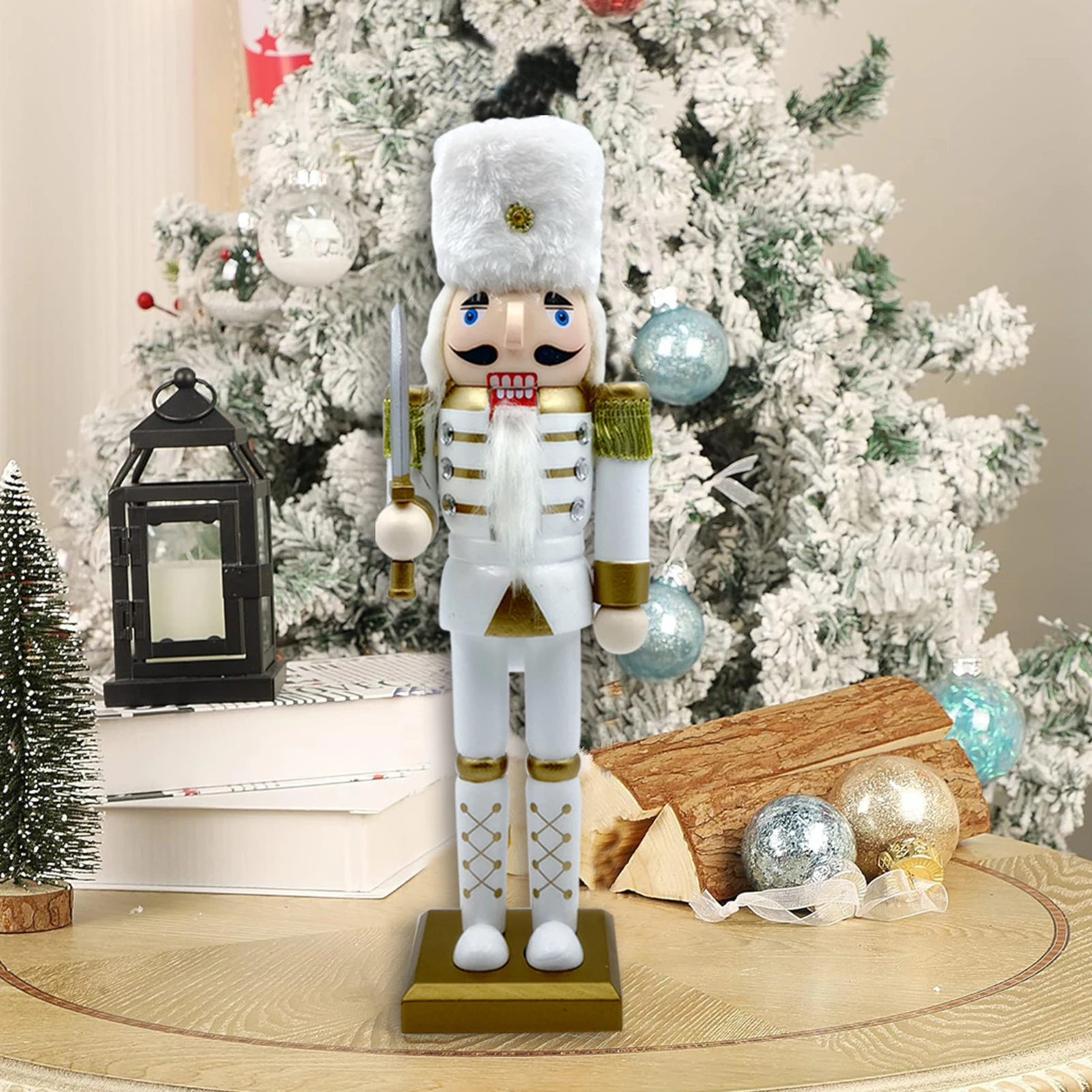 Traditional Wooden Nutcracker Figure Decor - Kidz Country: