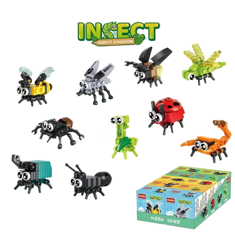 Mini Insect Building Block Kit (10pcs set) - Kidz Country: