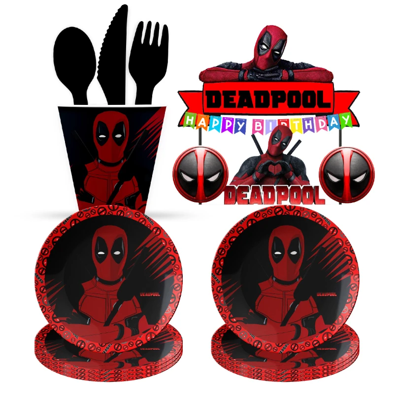 Deadpool Theme Celebration Kids Party Supplies - Kidz Country: