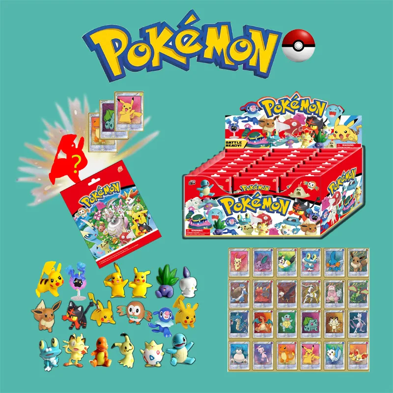 24pcs Pokémon Figures & Cards (24Pcs set) - Kidz Country: