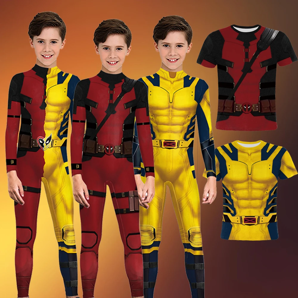 Kids Deadpool & Wolverine Costume - Kidz Country: