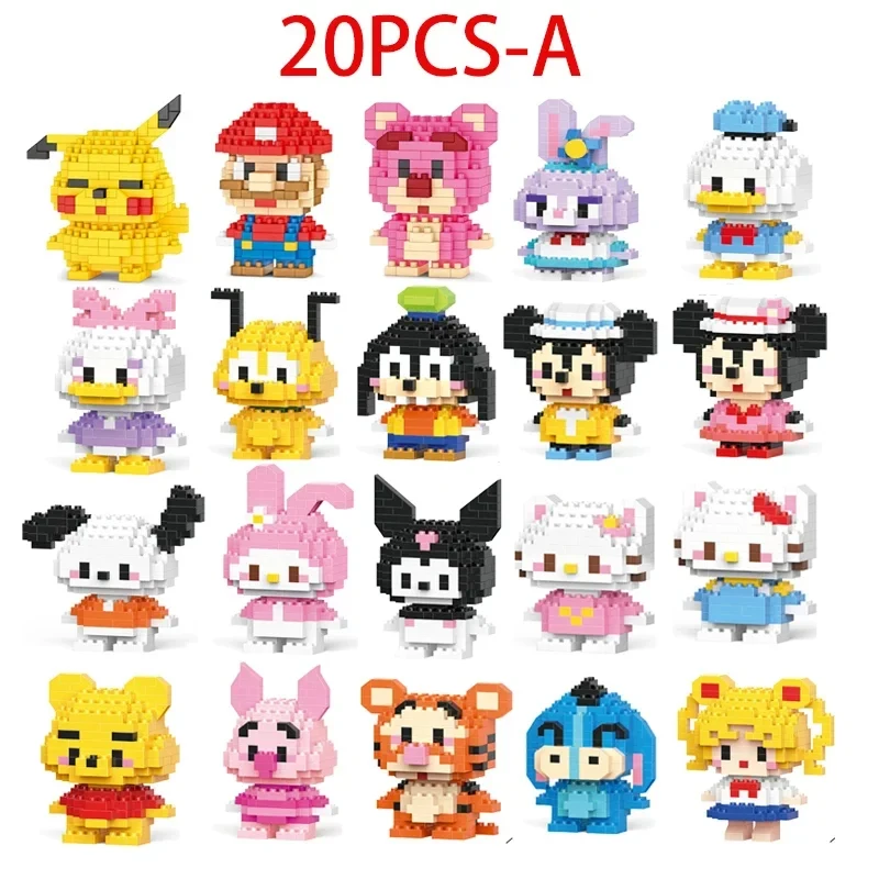 Cartoon Character Building Block Toys - Kidz Country: