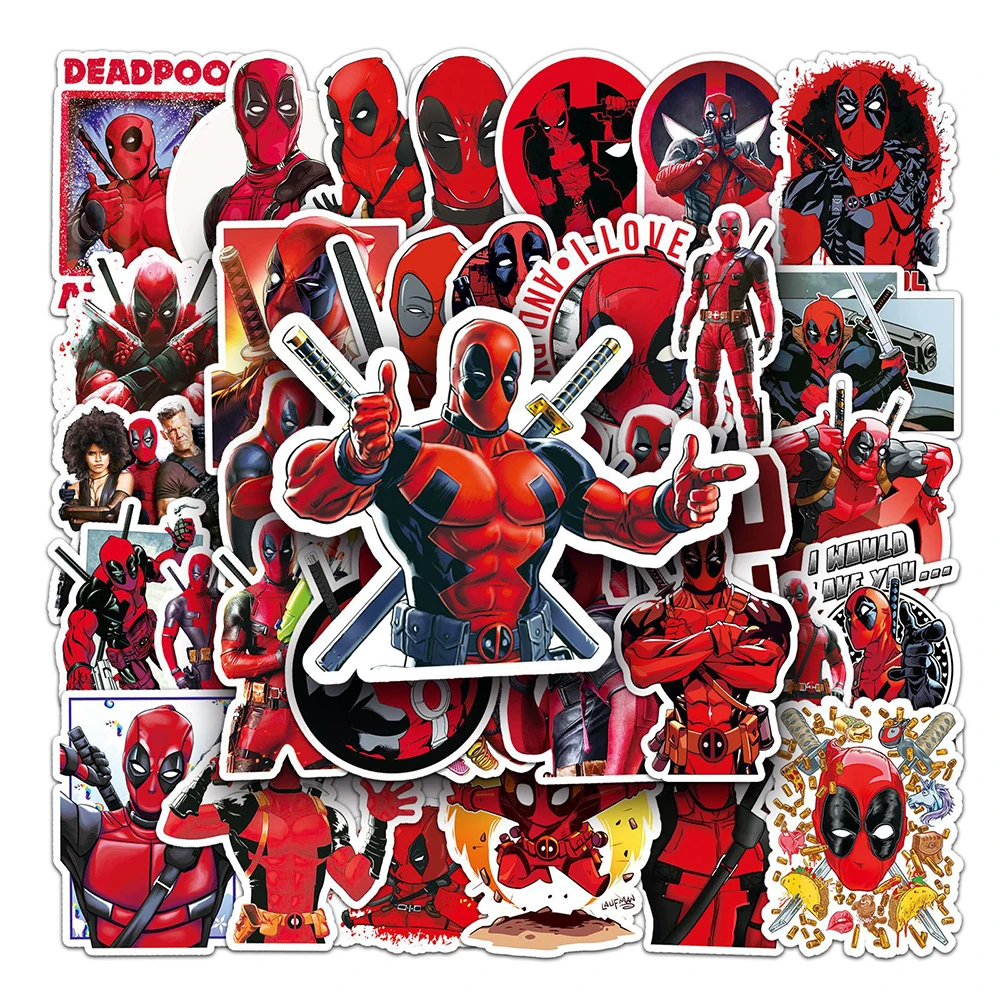 Marvel Hero Deadpool Stickers - Kidz Country: