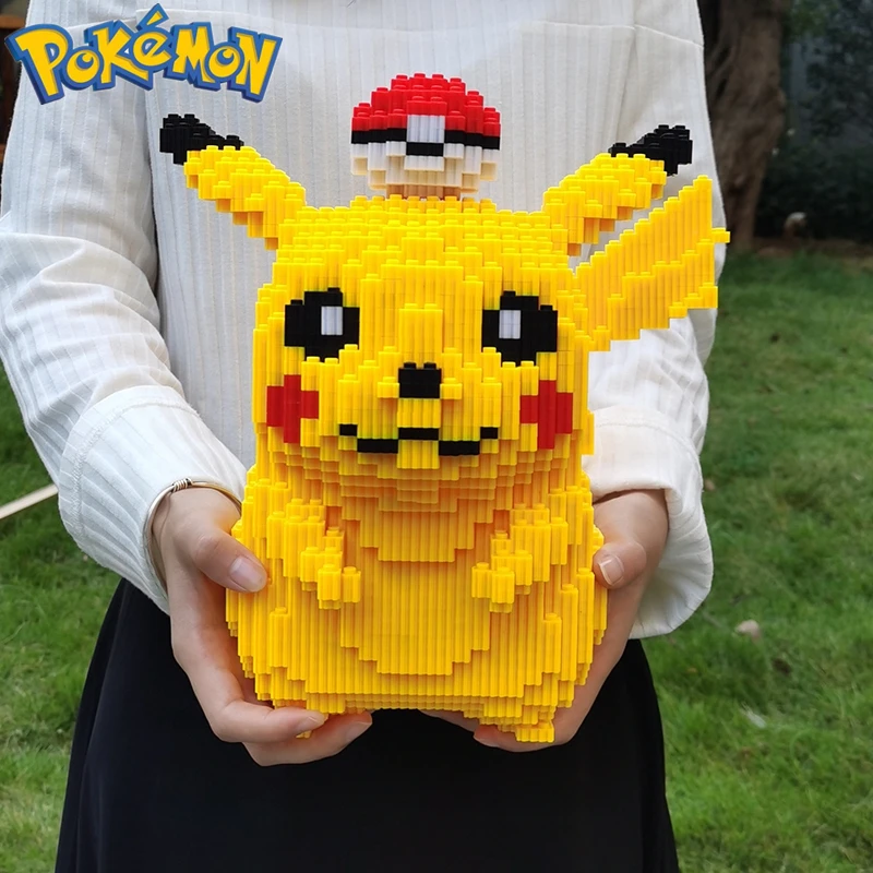 5210pcs Anime Pokemon Pikachu Diamond Micro Building Blocks - Kidz Country: