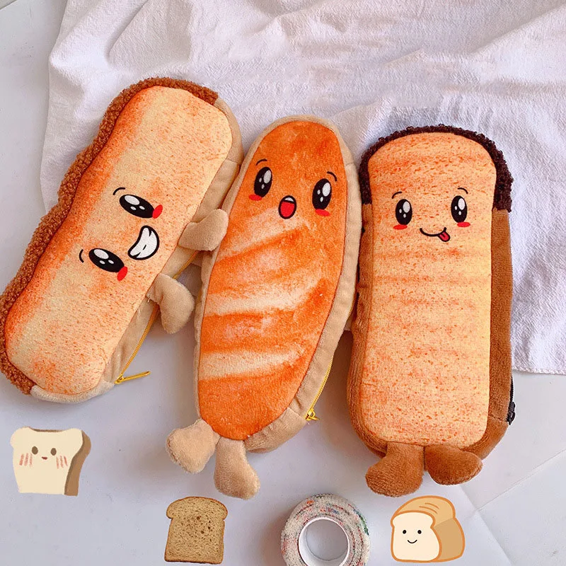 Cartoon Bread Pencil Case - Kidz Country: