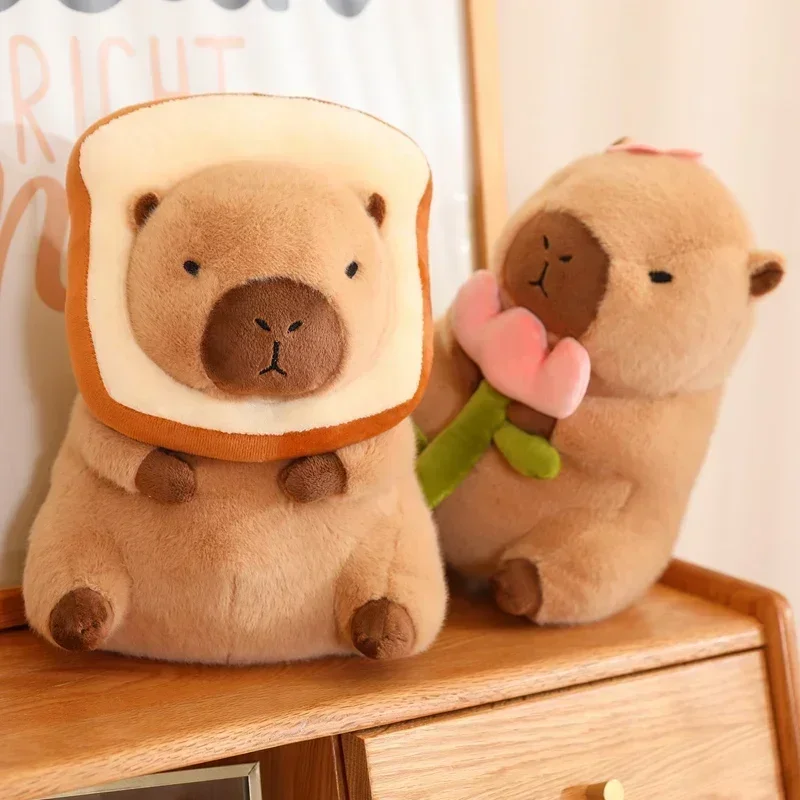 Kawaii Capybara Bread Plush Toy - Kidz Country: